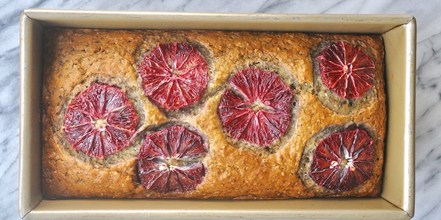 Blood Orange Loaf Cake - Veggiecurean
