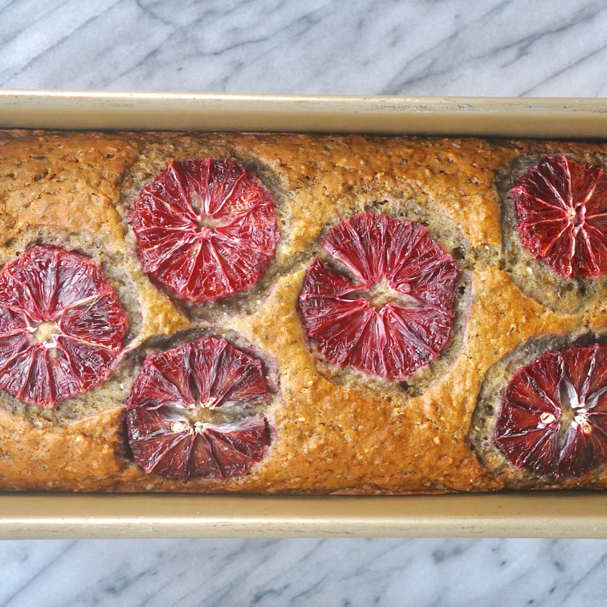 Blood Orange Loaf Cake Recipe | VeggieCurean
