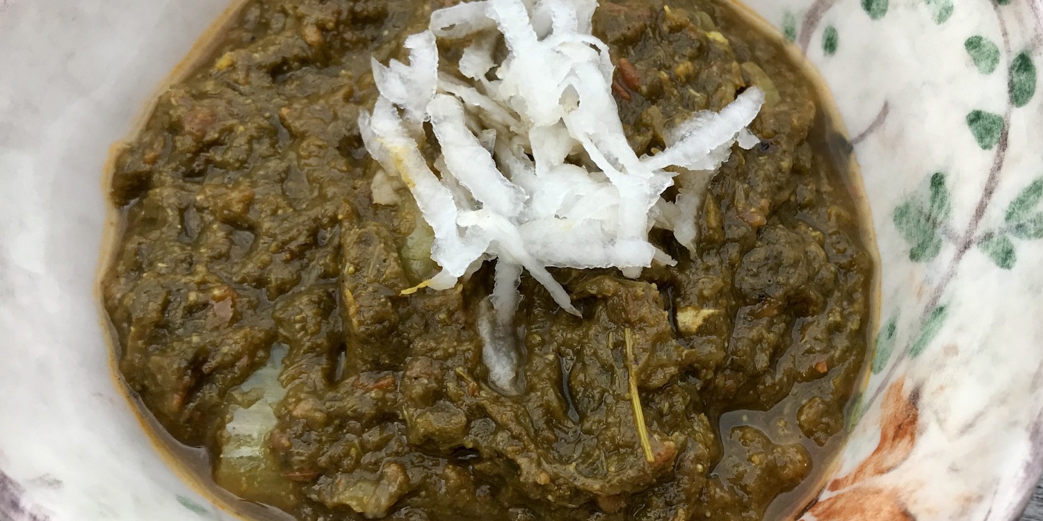 Mustard Green Spinach Saag Recipe | Veggiecurean