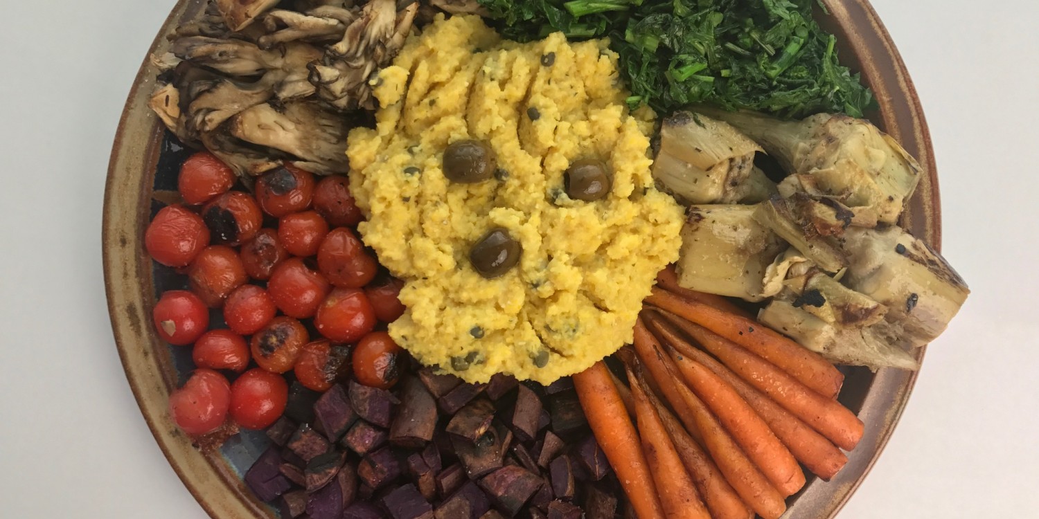 Roasted Vegetable Polenta - Veggiecurean