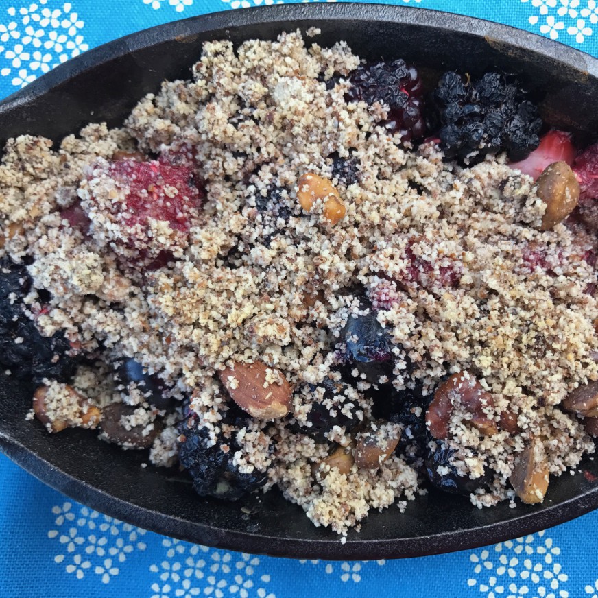 Nut & Berry Crumble Recipe | VeggieCurean