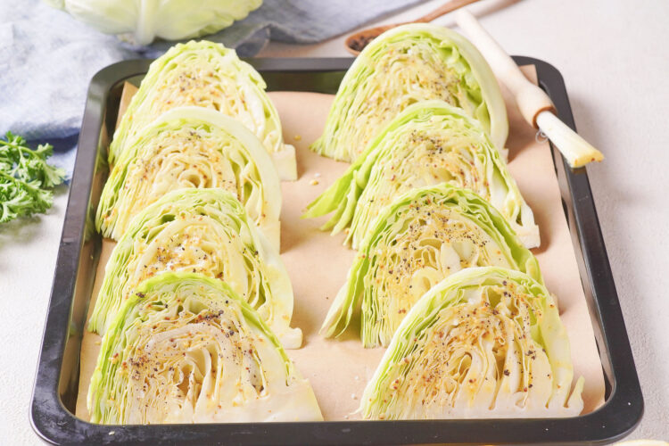 oven roasted cabbage - Veggiecurean